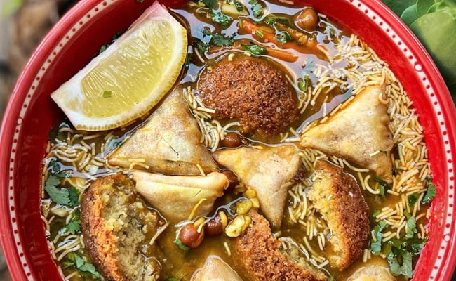 View Burmese Samosa Curry Recipe Articles - NDTV Food