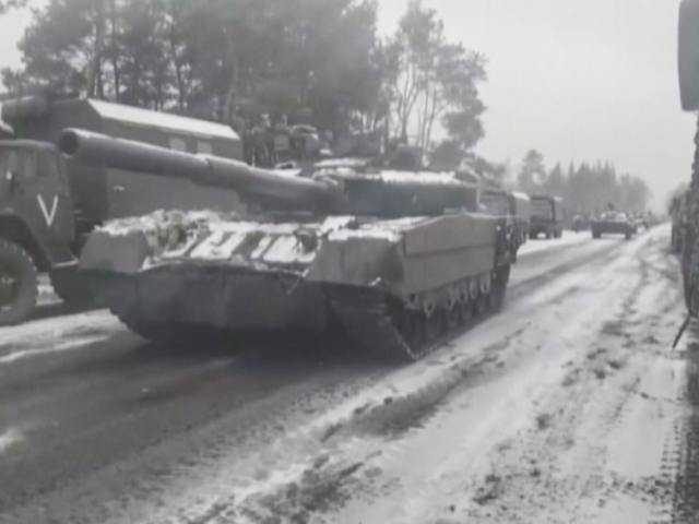 Russia Releases Footage Of Tanks In Ukraine