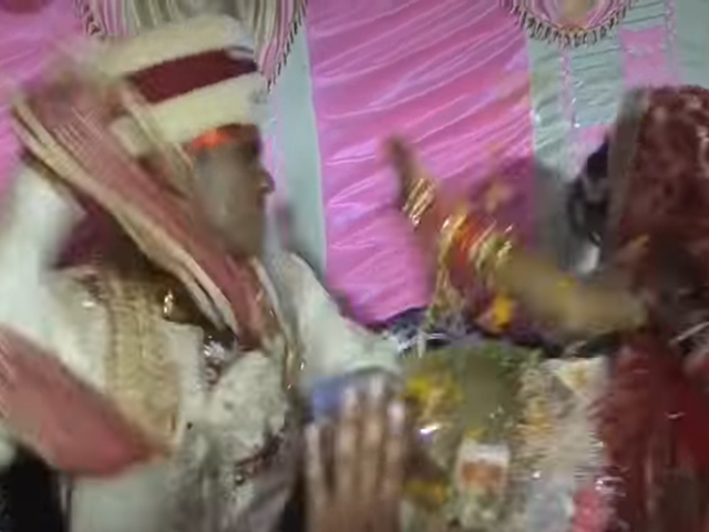 Viral: Groom Slaps Bride, Fierce Fight Breaks Out At Wedding