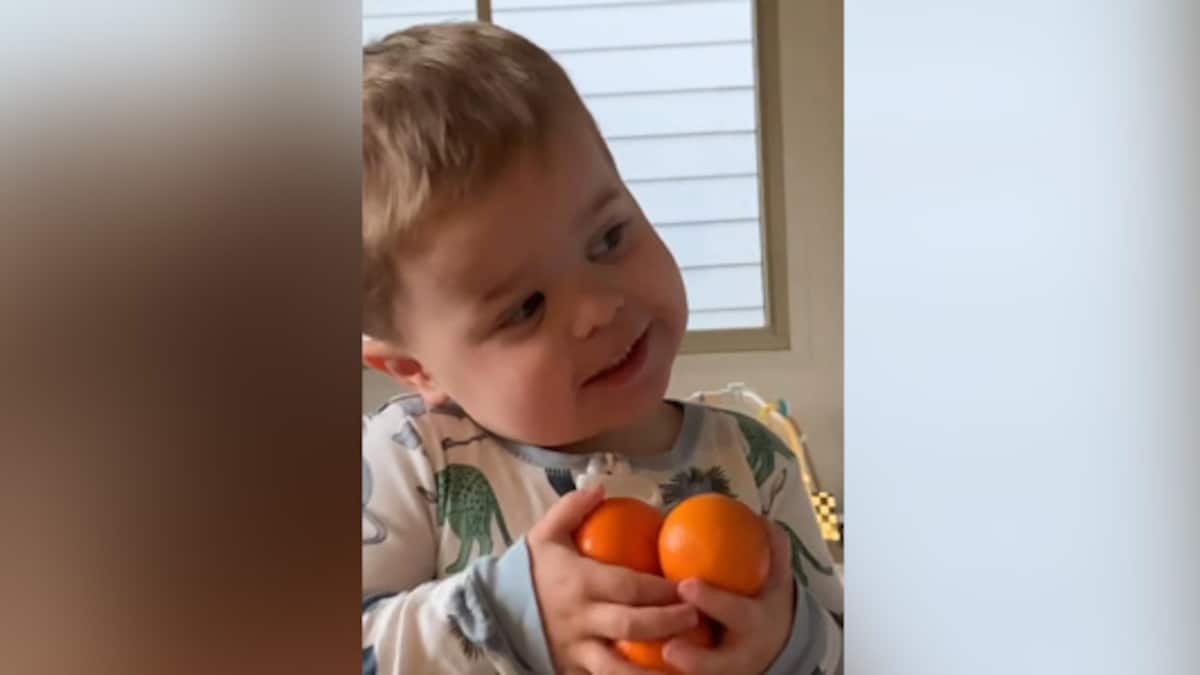 Viral Video: Adorable Baby Sings An Orange Song, Now It Is Stuck In Our ...