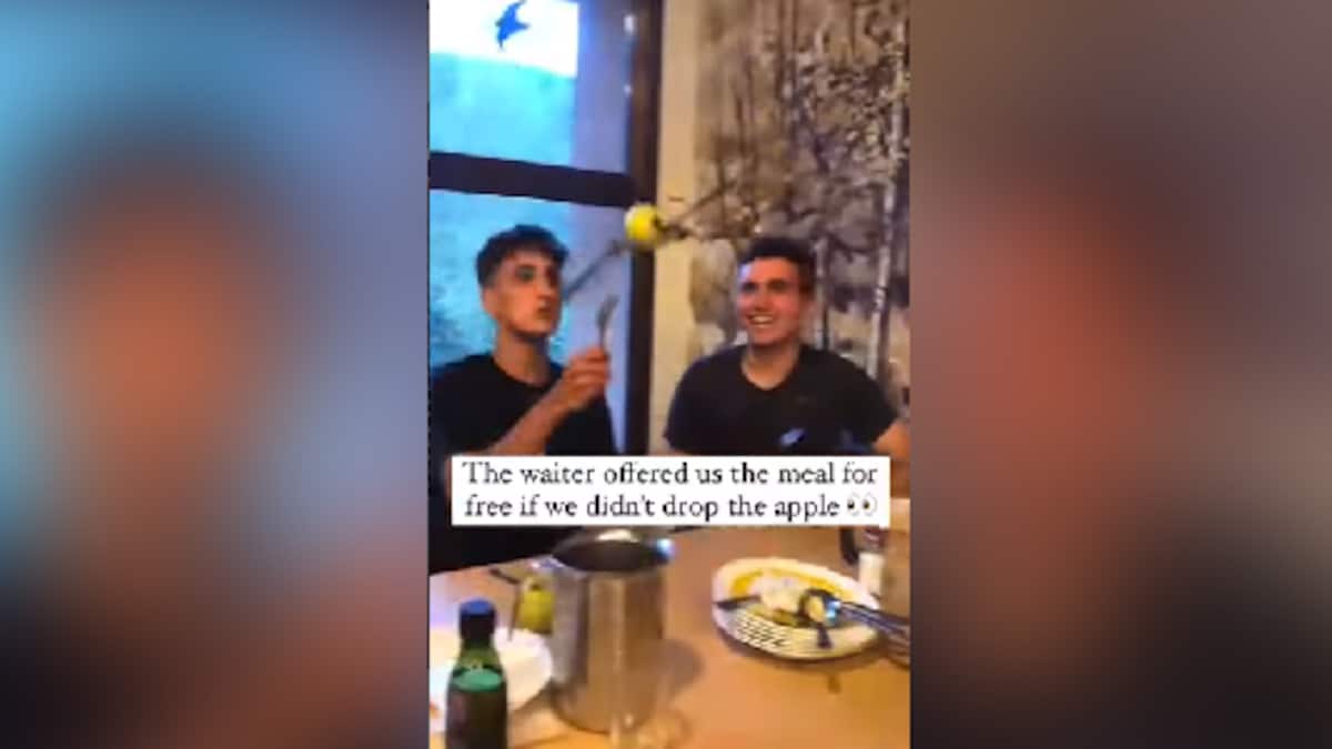 Watch: Waiters Challenge Creates A Mind-Blowing Apple-Catching Game ...