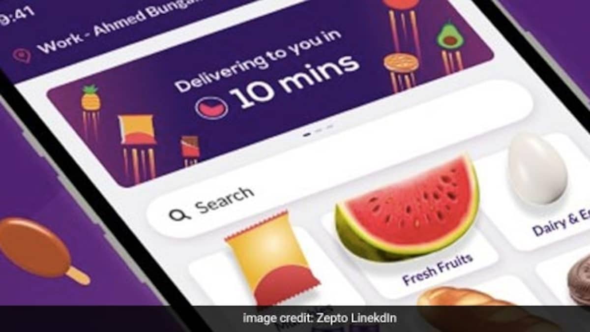 Grocery App Zepto Launches 10-Minute Food Delivery Service In Mumbai ...