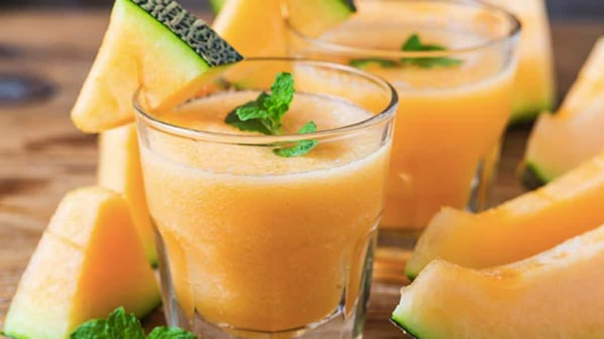 How To Make Muskmelon (Kharbooja) Smoothie - Recipe By Celebrity Chef ...