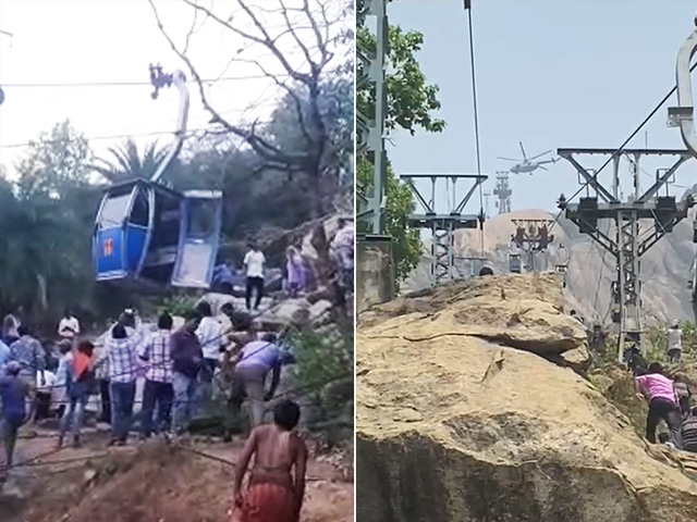 2 Dead In Jharkhand Cable Car Accident, Air Force Op To Rescue Dozens