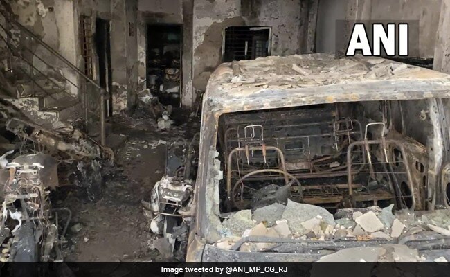Indore Building Fire: 7 Die In Fire At Building In Madhya Pradesh's ...