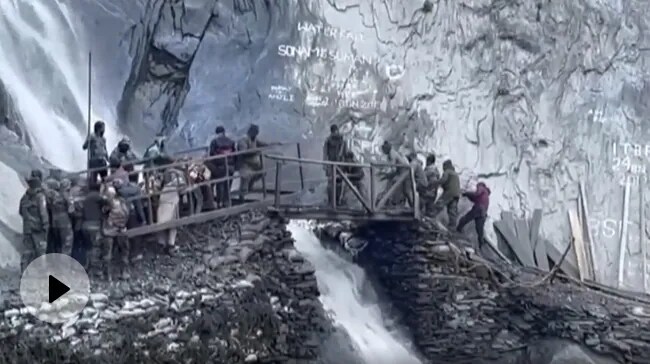 Amarnath Yatra 2022 Indian Army Restores Fallen Bridge In Baltal