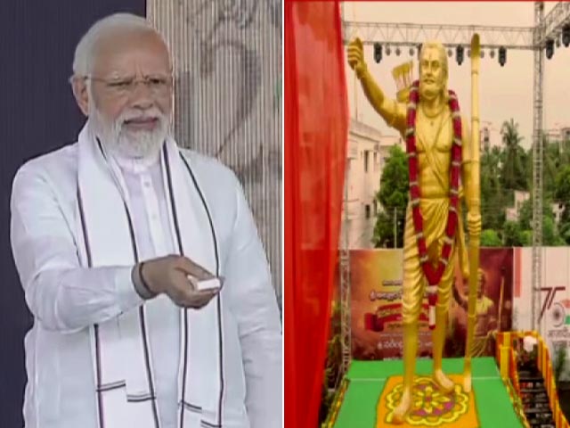 PM Modi Unveils Alluri Sitarama Raju's Statue