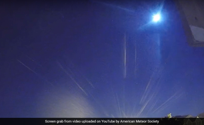 In The Night Sky Fireball Colorful Fireball In The Night Sky Dazzles
