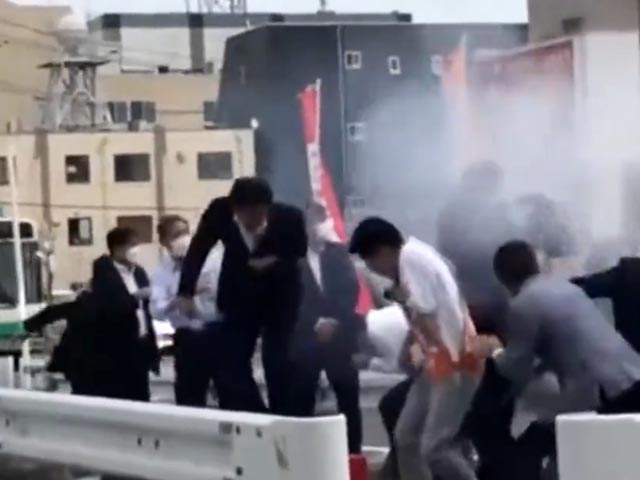 Video: Moment When Japan's Former PM Shinzo Abe Was Shot Twice
