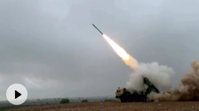 DRDO Test-fires Pinaka Extended Range Missile