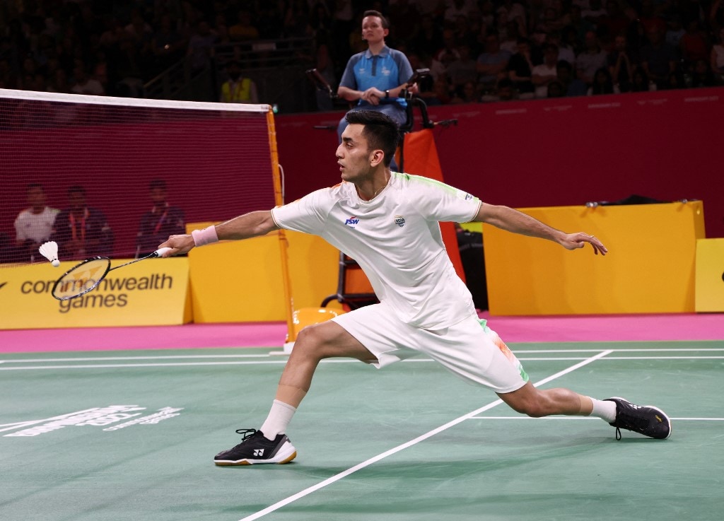 Badminton Players Smash