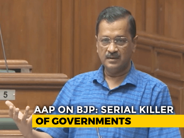 Arvind Kejriwal Calls BJP "Serial Killer Of Governments", Wants Trust Vote
