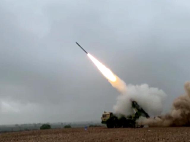 Watch: Pinaka Extended Range Rocket "Successfully" Test-Fired At Pokhran