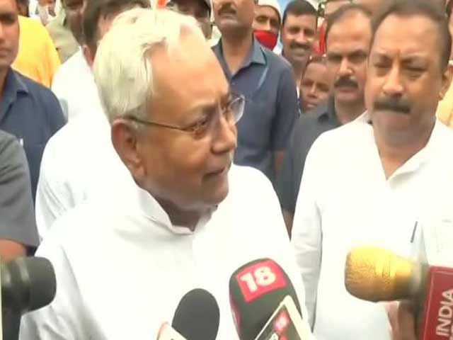 "Joke": Nitish Kumar On BJP's 'He Wanted To Be Vice President' Charge