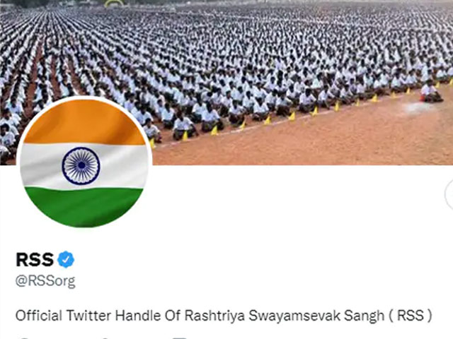 RSS Changes Profile Pictures Of Social Media Accounts To National Flag