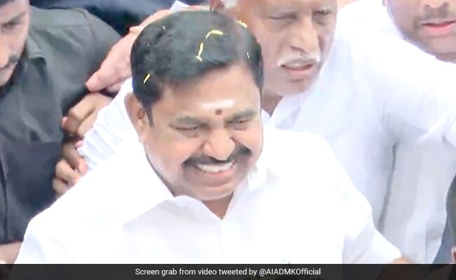 Edappadi Palaniswami - EPS, Armed With High Court Order, Returns To ...