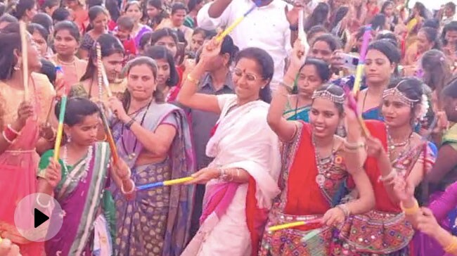 Video: Did You See Sharad Pawar's Daughter Supriya Sule Performing Garba?