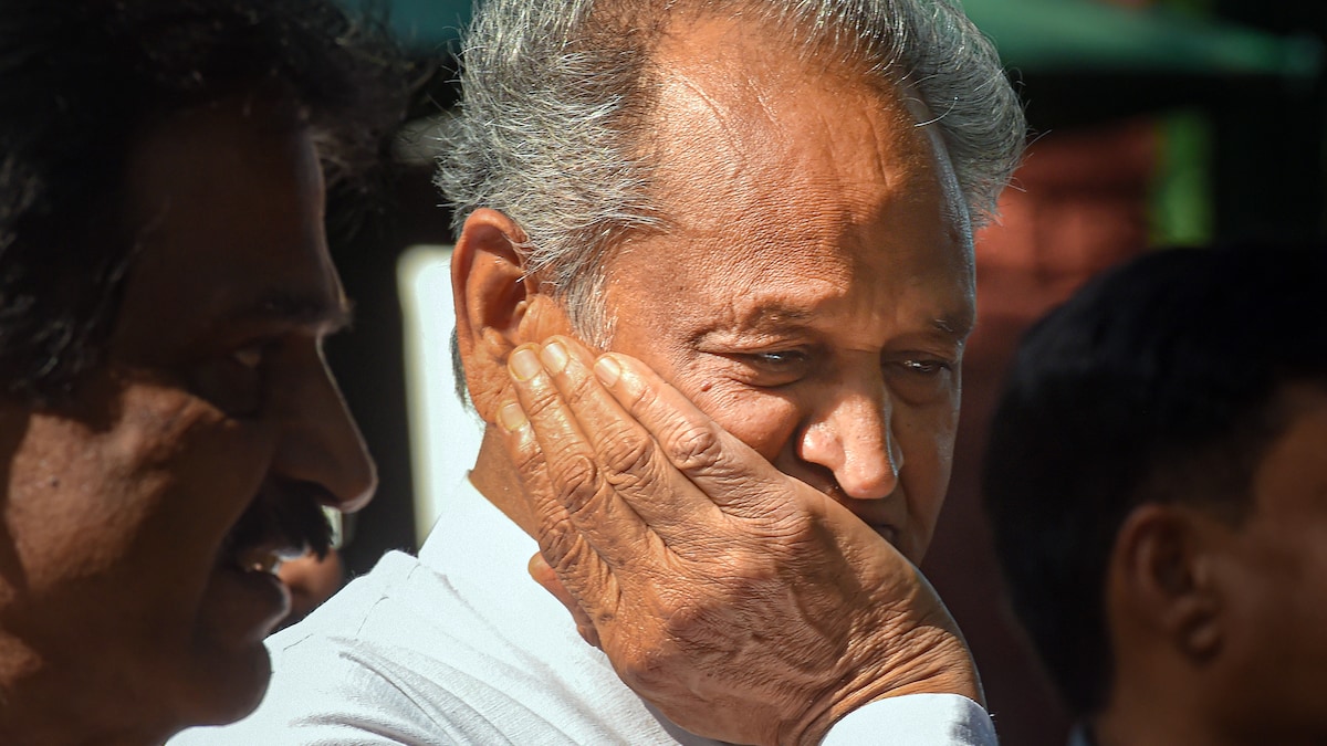 Caught On Camera: Ashok Gehlot's List Against "SP" Before Sonia Gandhi Meet
