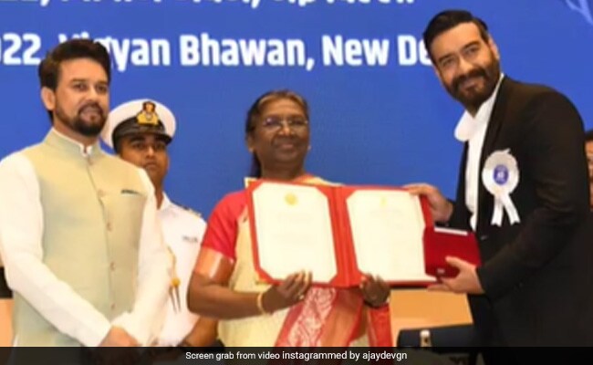 National Awards What Ajay Devgn Posts After His Third Best Actor Win 