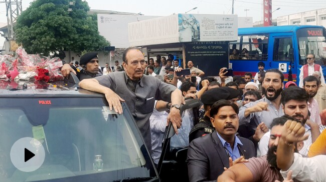 After Resigning From Congress Ghulam Nabi Azad Held A Rally In Jammu Today