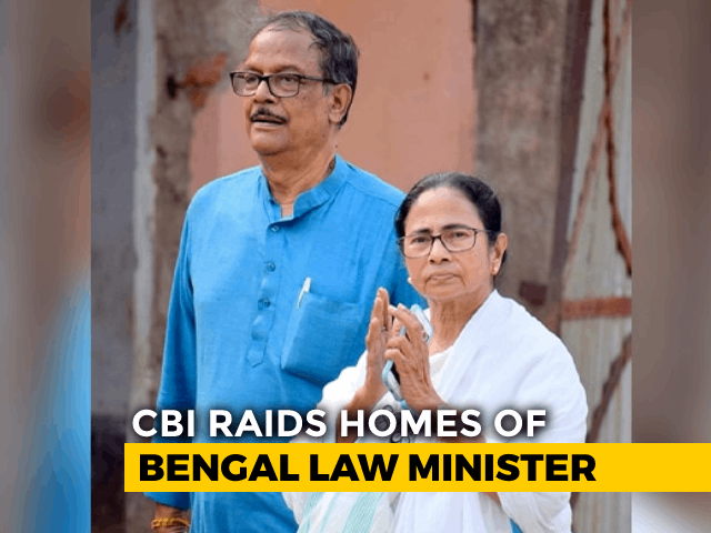 CBI Raids Bengal Law Minister In Coal Scam Case