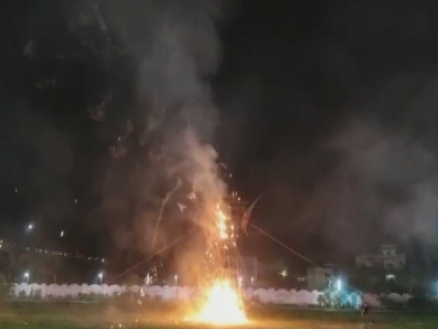 Video: They Set Fire To Ravan On Dussehra Night. He Decided To Fire Back