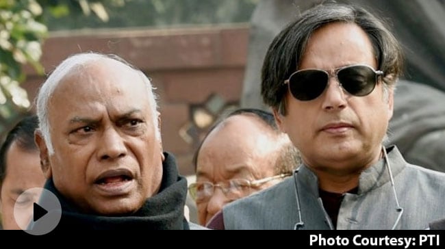 Shashi Tharoor Or Gandhis-Backed Mallikarjun Kharge? Congress Voting Ends