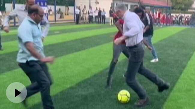 School Built The First Football Astro Turf Ground For The Players Of ...