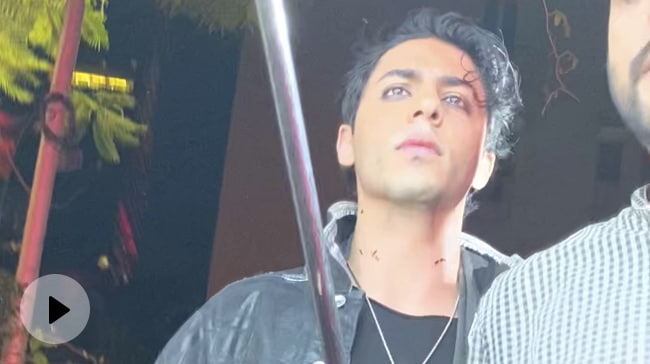 Aryan Khan's Halloween OOTD Is Black