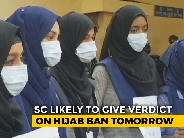 On Karnataka Hijab Ban, Supreme Court Order Tomorrow Morning