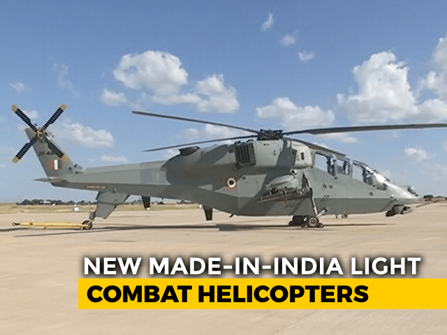 Made-In-India Light Combat Helicopter (LCH) Inducted By Air Force