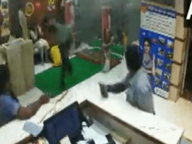 Caught On Camera: Helium Tank Explodes In Tamil Nadu Market