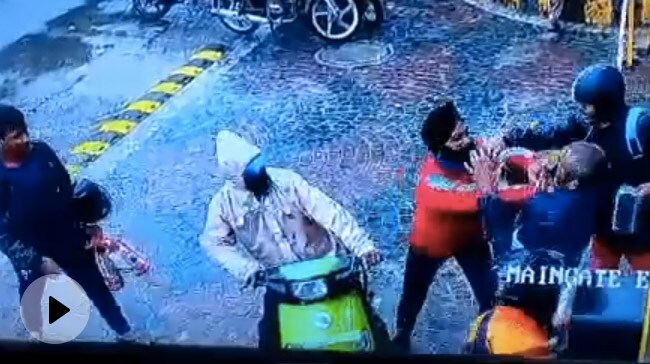 Watch: Food Delivery Man, Guard In Big Fight At Noida Complex, Arrested
