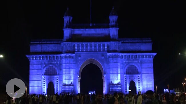 Diwali 2022 | Gateway Of India, Bombay Stock Exchange Building Lit Up ...