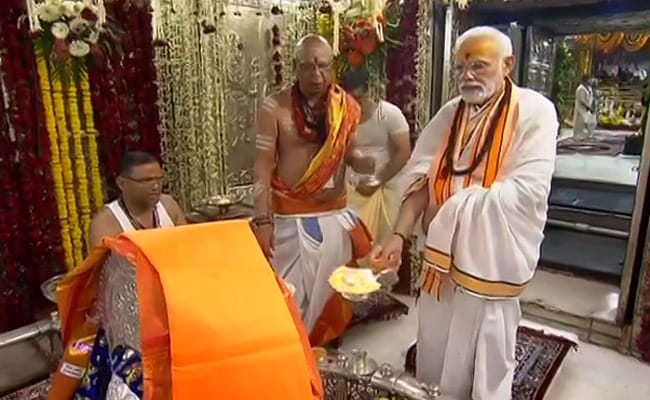 Mahakal Lok Corridor: PM Modi Performs Puja At Mahakal Temple In Ujjain