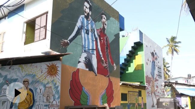 FIFA Effect: Kerala Streets Plastered With Messi, Ronaldo And Neymar ...