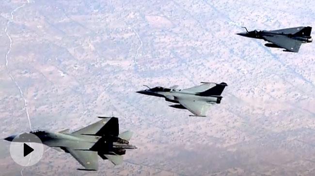 Rafale, Tejas Over Rajasthan Skies During Joint India, France Air Drill