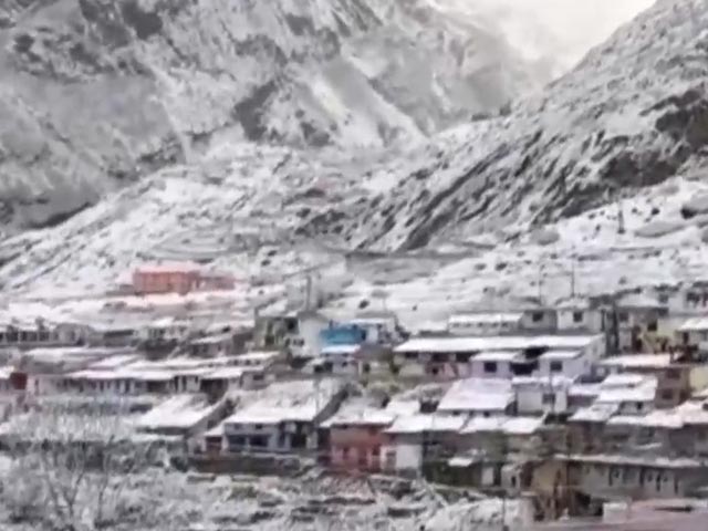Fresh Snowfall In Badrinath