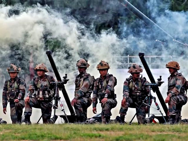 Army Conducts Integrated Field Firing Exercise