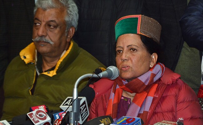 Himachal Congress President Pratibha Singh Out Of Race To Become CM ...