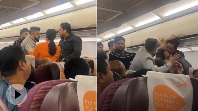 Passengers Clash In Flight Coming From Bangkok To India, Fiercely ...