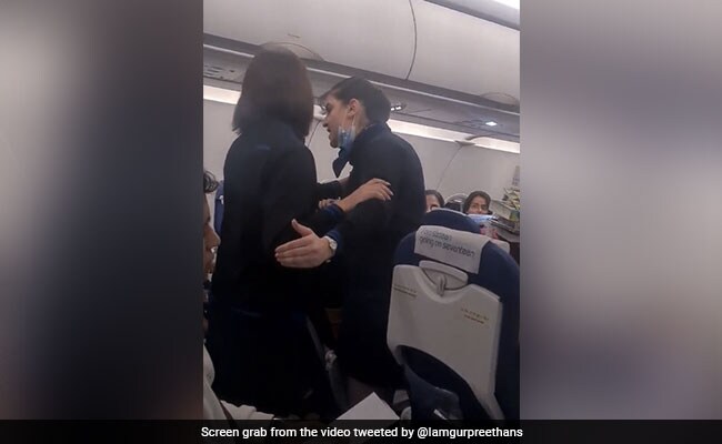 Video Shows Fight Between IndiGo Crew And Passenger, Internet Divided