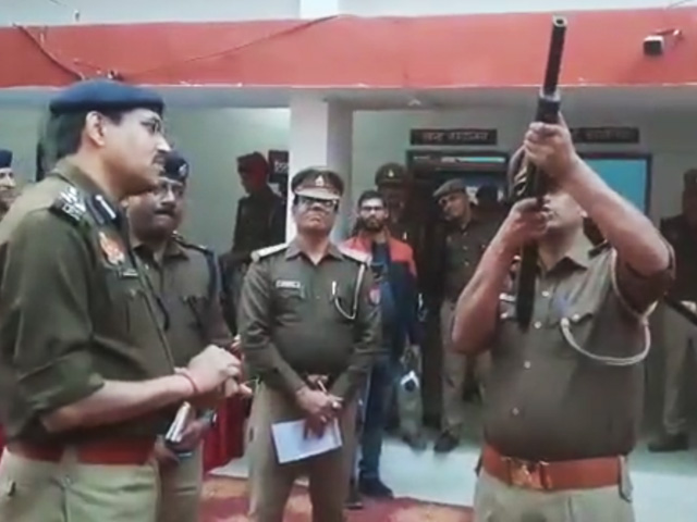 That's Not How You Load A Gun. Video Of UP Cop's Epic Fail Is Viral