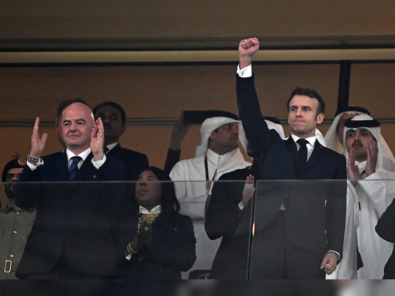 France President Emmanuel Macron's Reaction In Stands After Kylian ...
