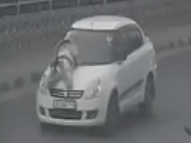 Video: Delhi Man Dragged For Half-A-Kilometre On Car Bonnet In Road Rage