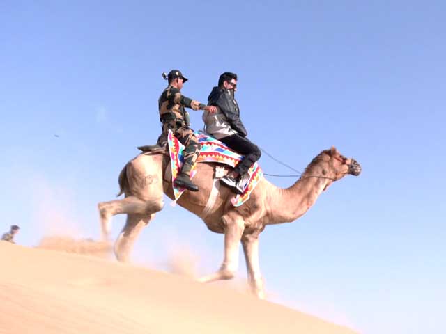 Sonu Sood Goes On Camel Patrol