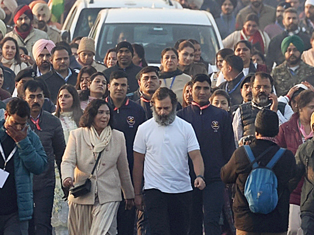 Rahul Gandhi's Bharat Jodo Yatra Enters Jammu And Kashmir