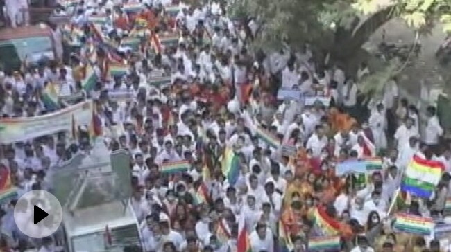 Jain Society Takes Out Rally Against Declaration Of Sammed Shikhar As A ...