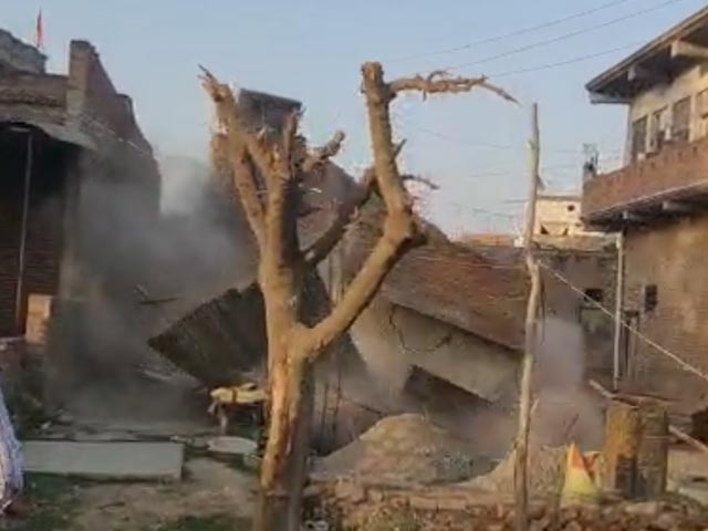 Video: 2-Storey Building Gone In 2 Seconds. They Were Digging A Basement