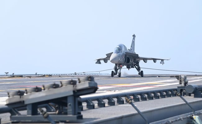 Watch: Aircraft Carrier INS Vikrant Crosses Milestone With First Fixed ...